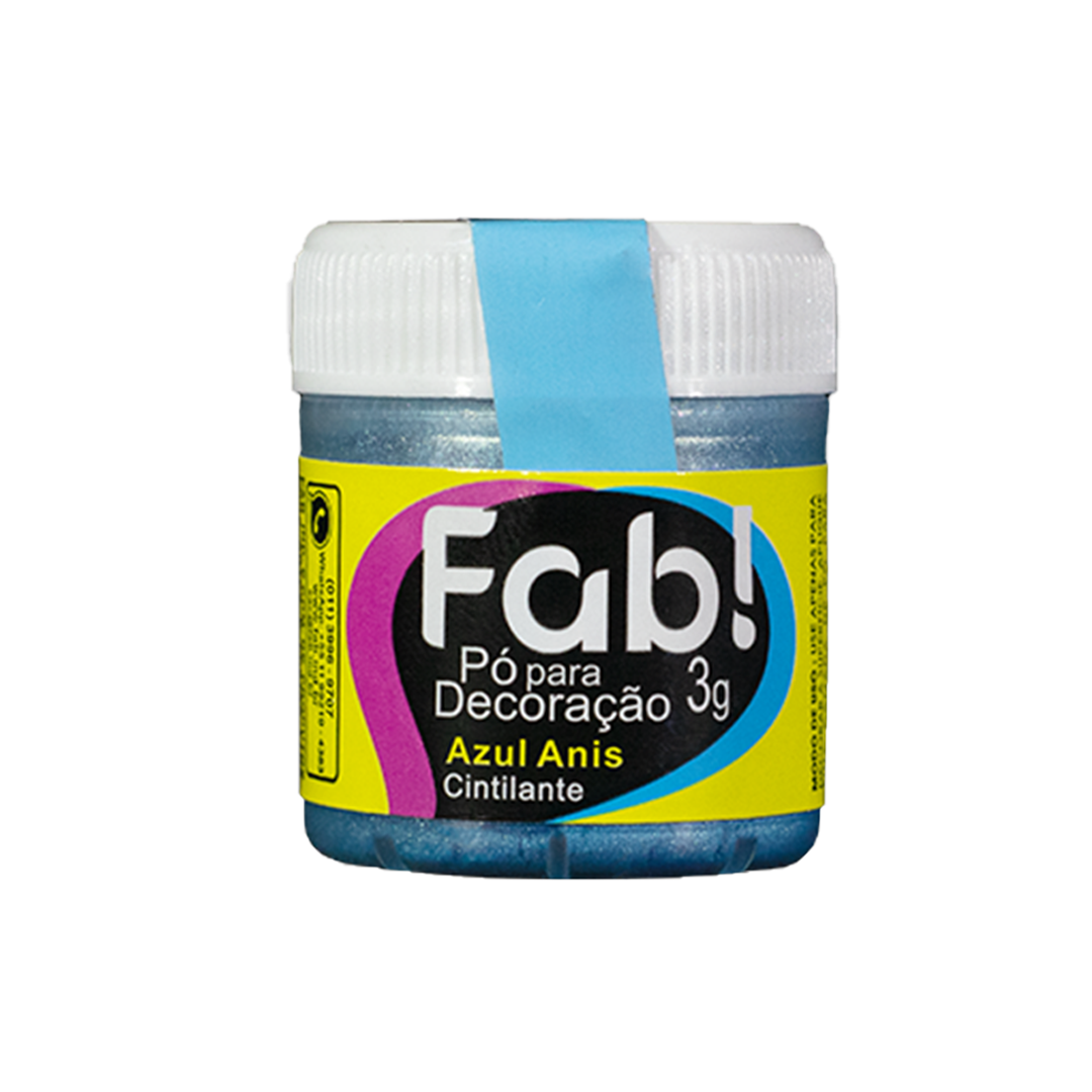ó Para Decoração Fab De 3g - Azul Anis