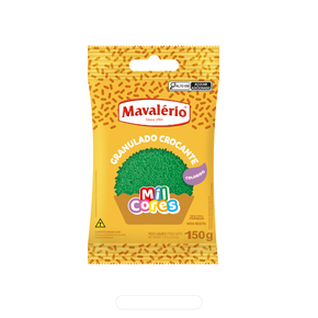 Granulado Mil Cores Mavalério 120g Verde